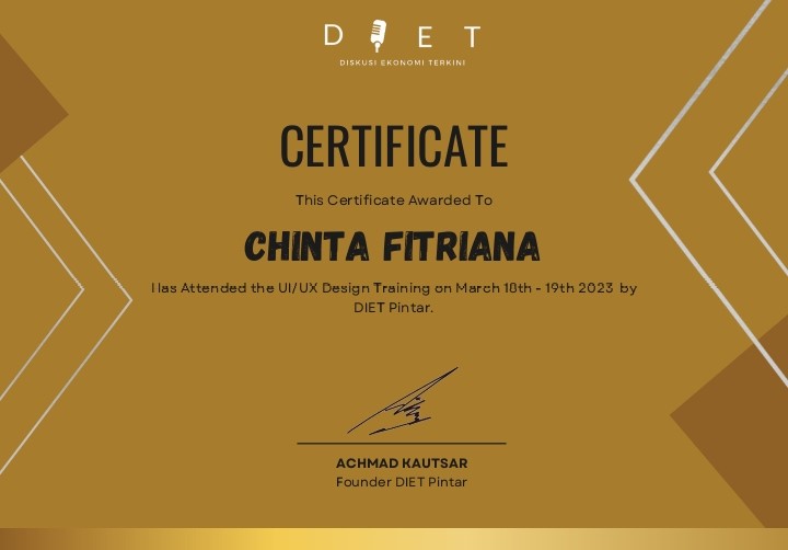 Portfolio Chinta Fitriana